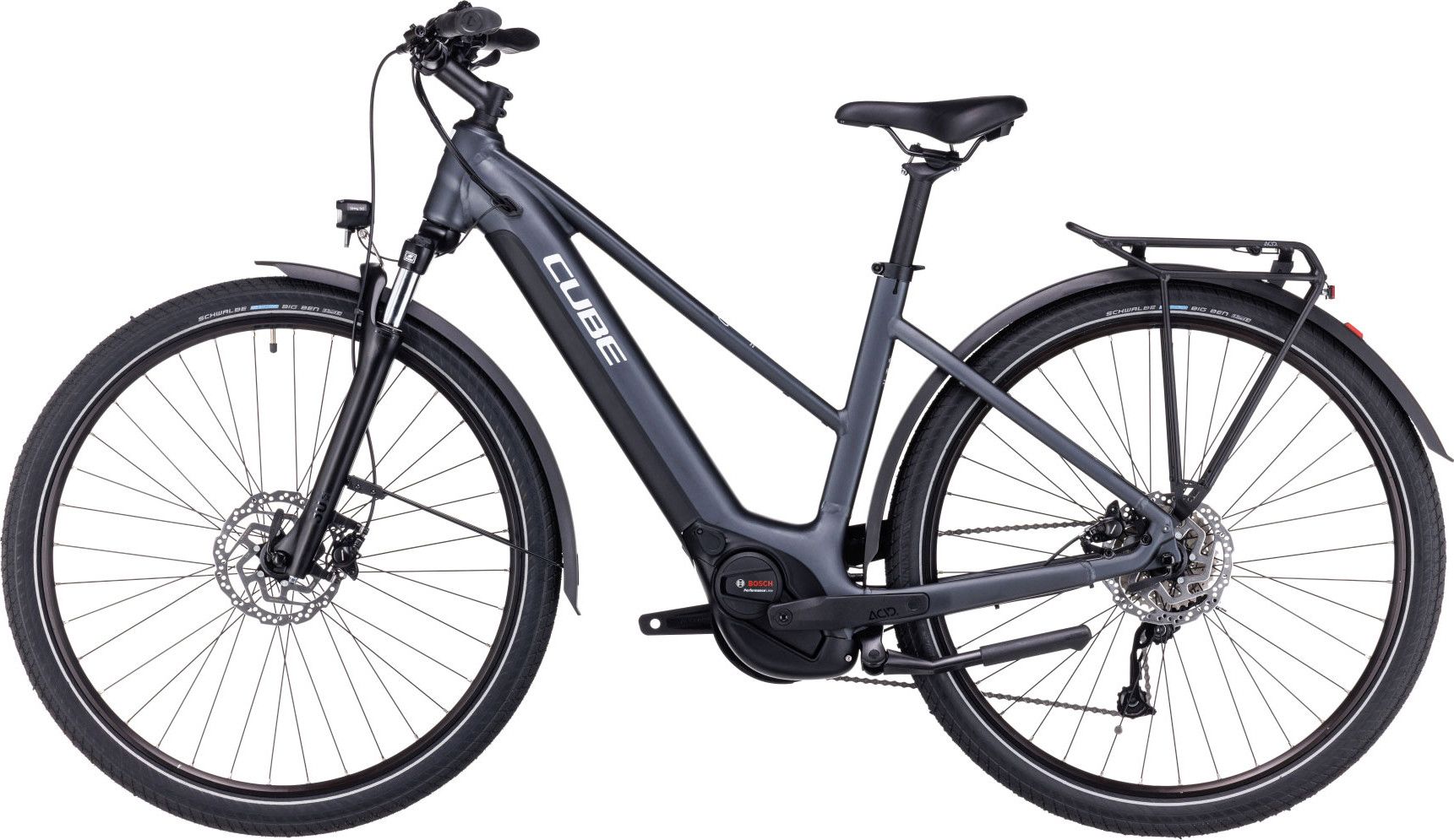 Cube Touring Hybrid One 625 Trapeze Elektrische Hybride Fiets Shimano ...