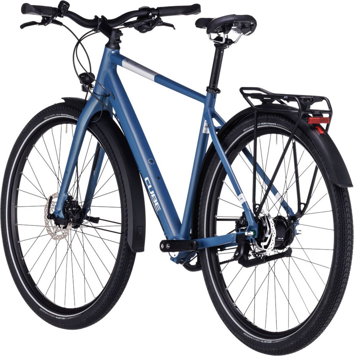 Vélo de Voyage Cube Travel Pro Shimano Nexus 8V Courroie 700 mm Bleu ...