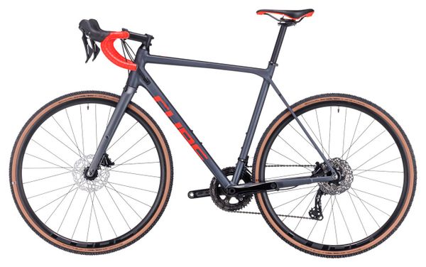 Cube Cross Race Pro Cyclocross Bike Shimano 105/GRX 11S 700 mm Grey Red ...